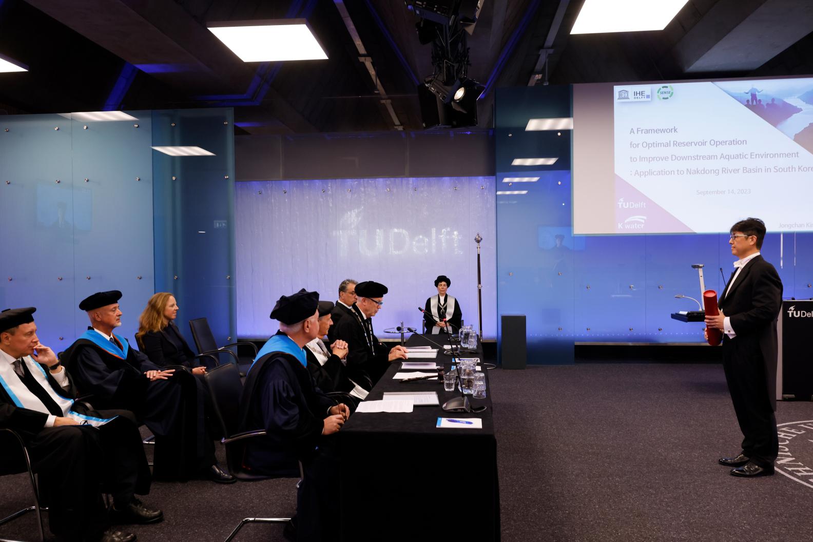 Jongchan Kim earns PhD for research on a framework to improve the water environment of the ...